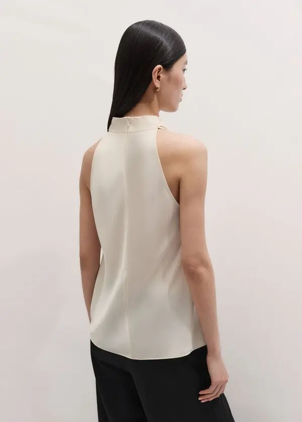 ME+EM Cowl Neck Halter Top