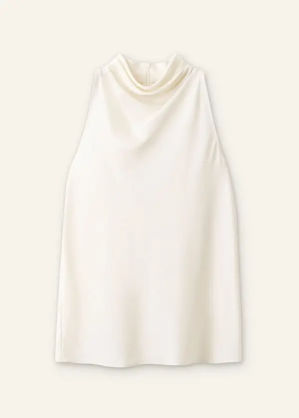 ME+EM Cowl Neck Halter Top