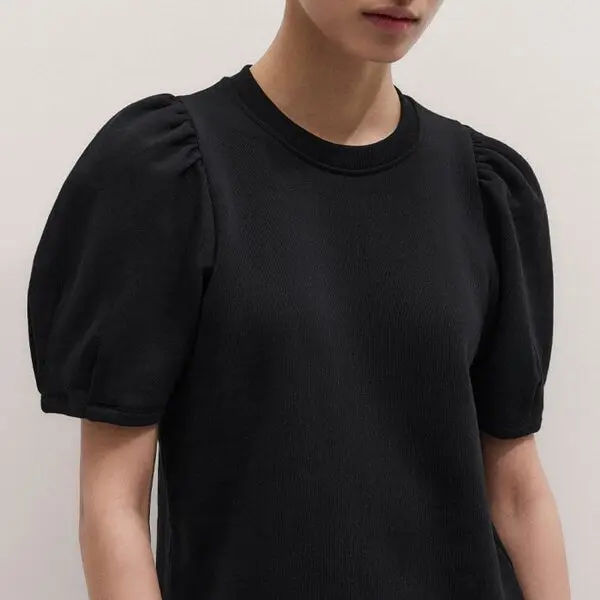 ME+EM Puff Sleeve Sweatshirt Tee