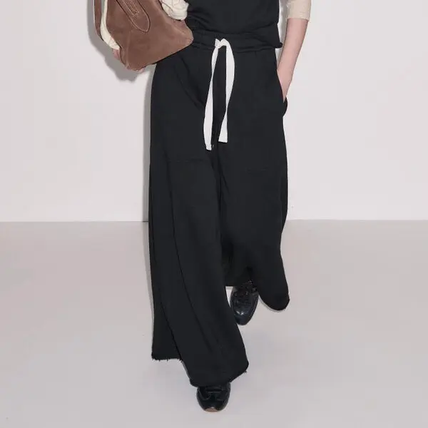 ME+EM Puff Sleeve Sweatshirt Tee - Black