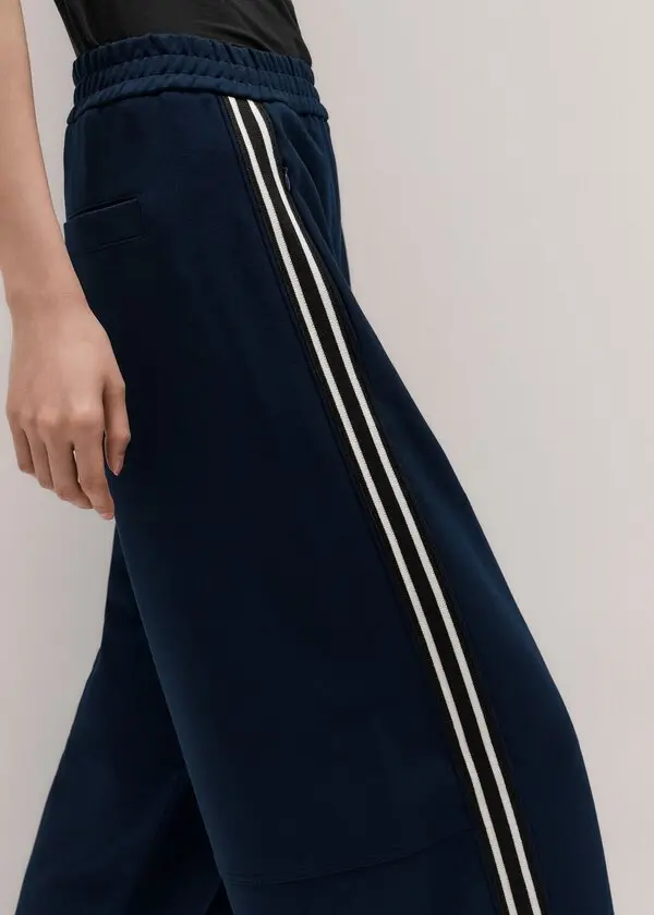ME+EM Side Stripe Barrel Trousers
