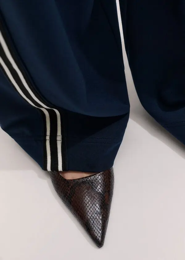 ME+EM Side Stripe Barrel Trousers