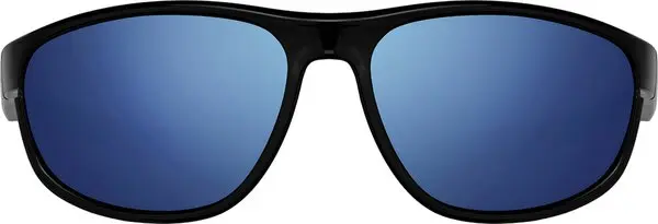 Zenni Sporty Full Rim Plastic Sunglasses - Black