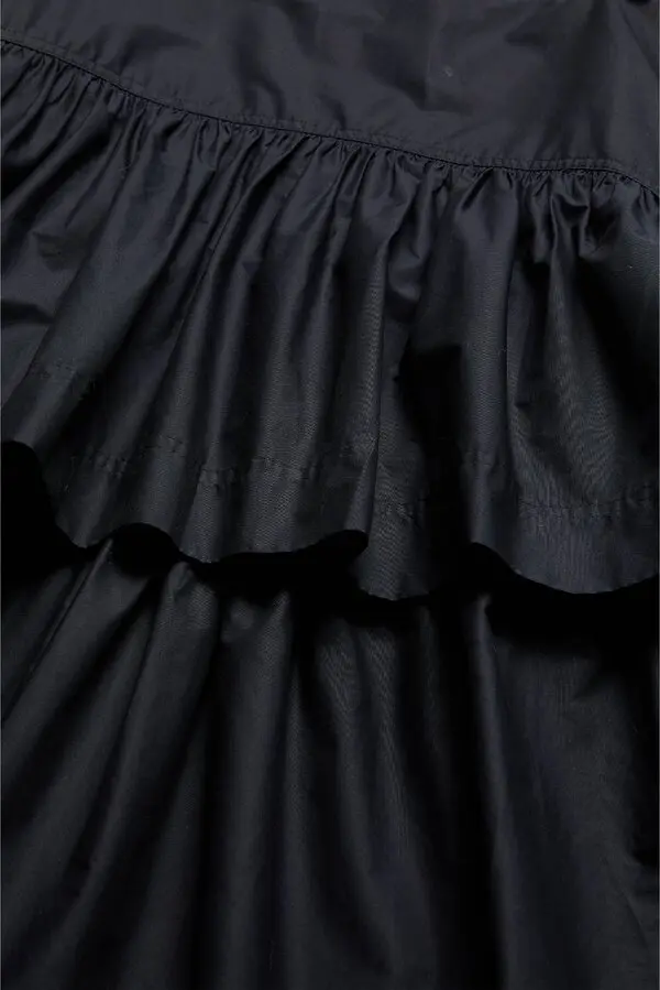 MARIE OLIVER Baylor Tiered Maxi Skirt - Black