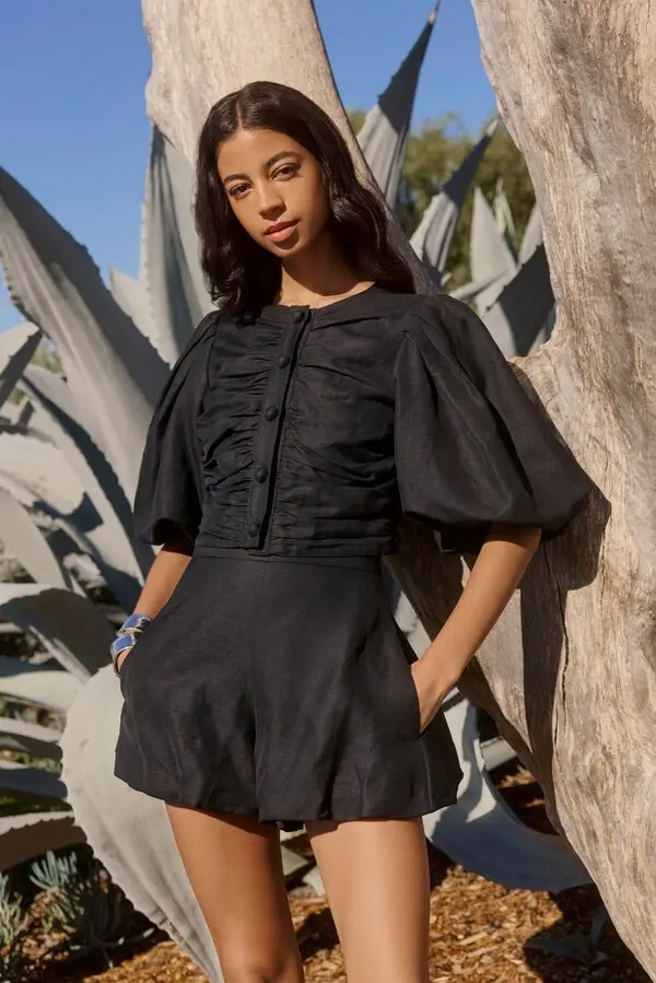 MARIE OLIVER Rowan Top