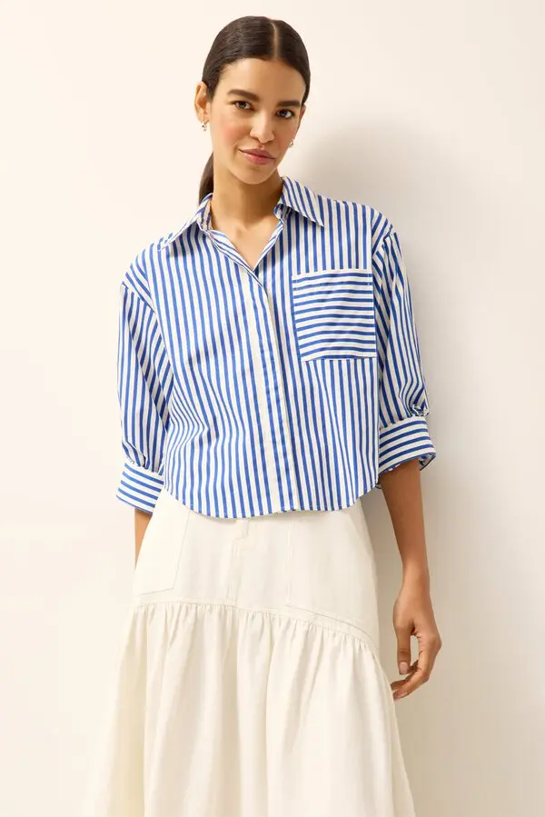 MARIE OLIVER Kirven Blouse