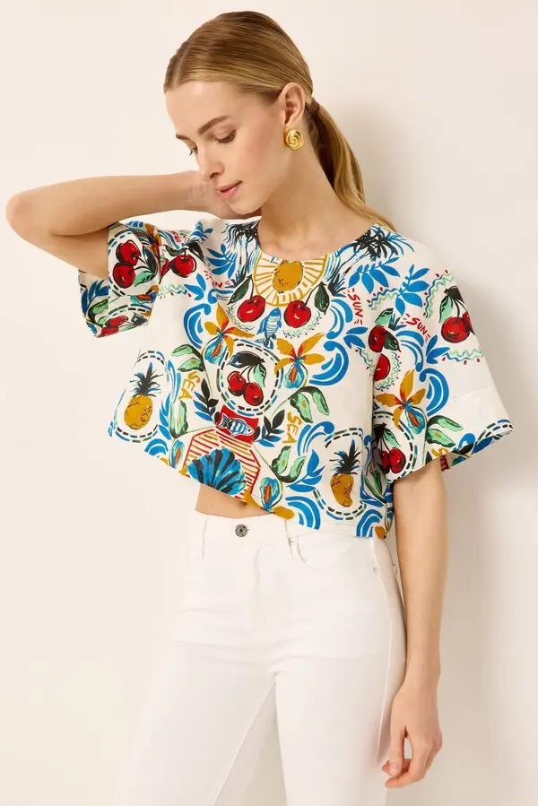 MARIE OLIVER Drew Top