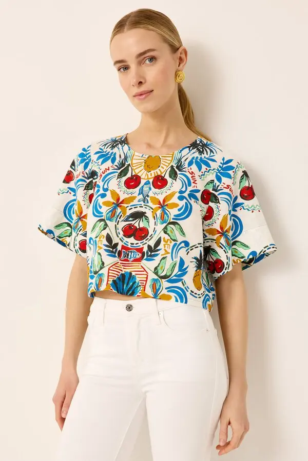 MARIE OLIVER Drew Top