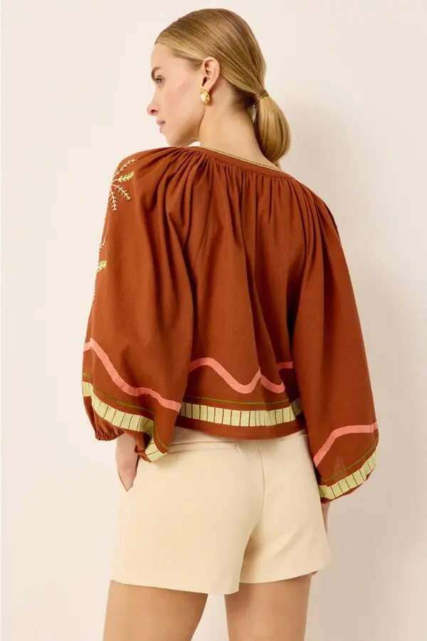 MARIE OLIVER Vara Top
