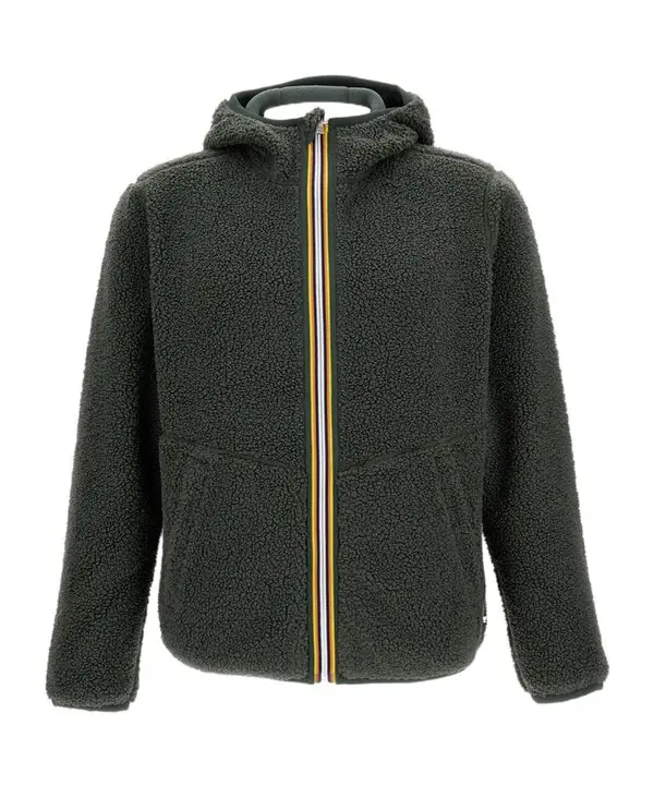 K-WAY Hooded Casual Jacket With Zip Fastening