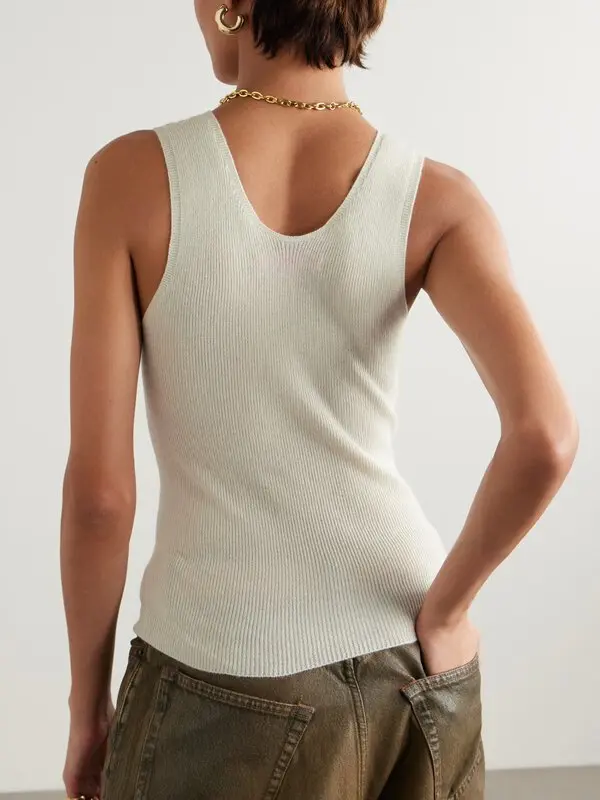 THE ELDER STATESMAN Delicash Tank Top