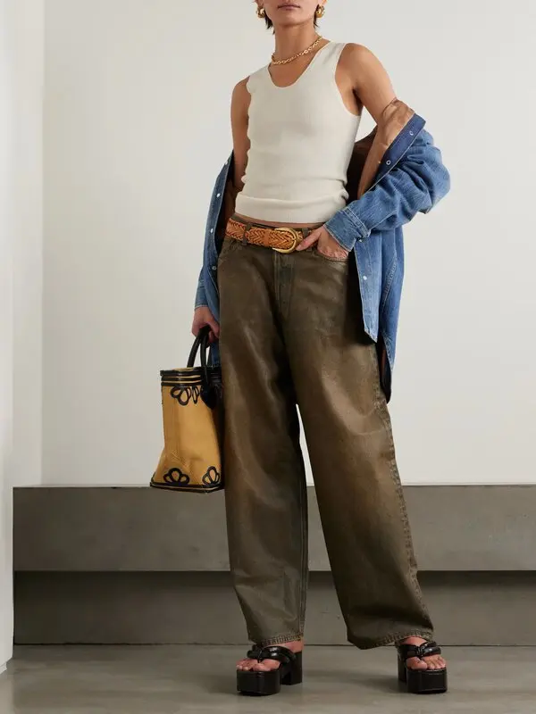 THE ELDER STATESMAN Delicash Tank Top