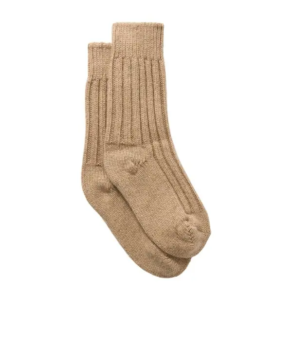 THE ELDER STATESMAN Ribbed Cashmere Socks