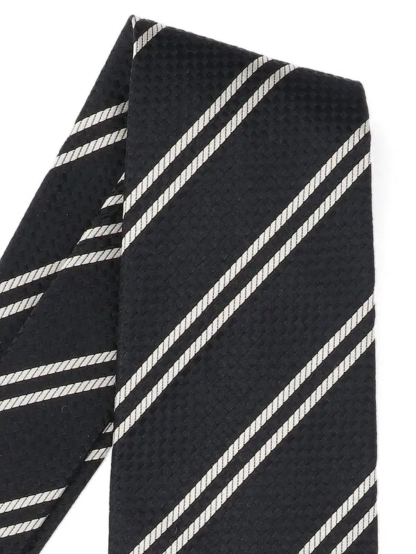 TOM FORD Striped Pointed Tip Neck Tie