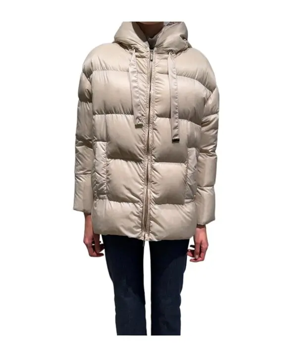 Max Mara Long-sleeved Hooded Jacket