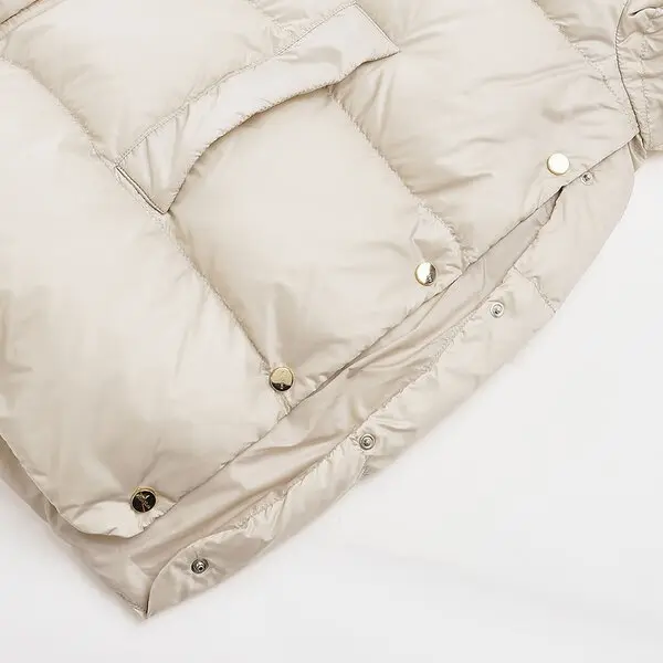 Max Mara Long-sleeved Hooded Jacket - Nude