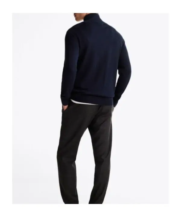 Tommy Hilfiger Logo-embroidered Half-zip Jumper