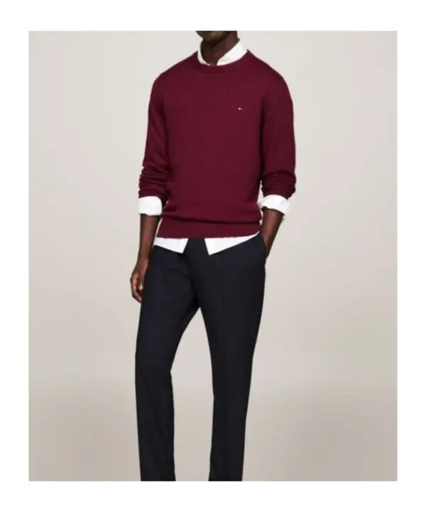 Tommy Hilfiger Cotton Cashmere Crew Neck Jumper