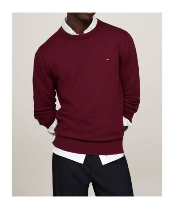 Tommy Hilfiger Cotton Cashmere Crew Neck Jumper