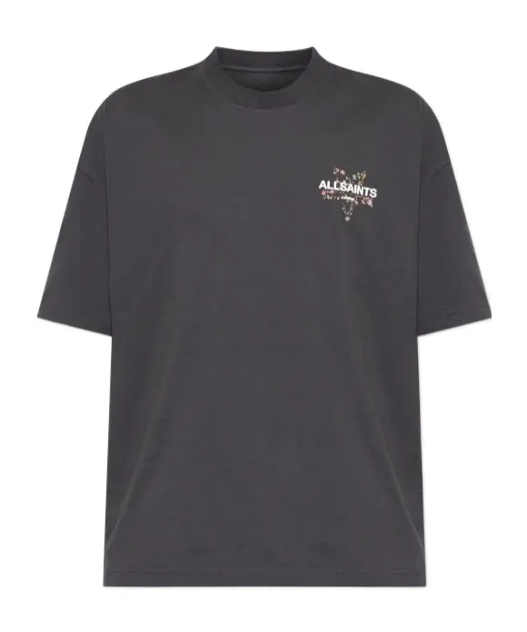 ALLSAINTS Pentacle Floral-logo T-shirt