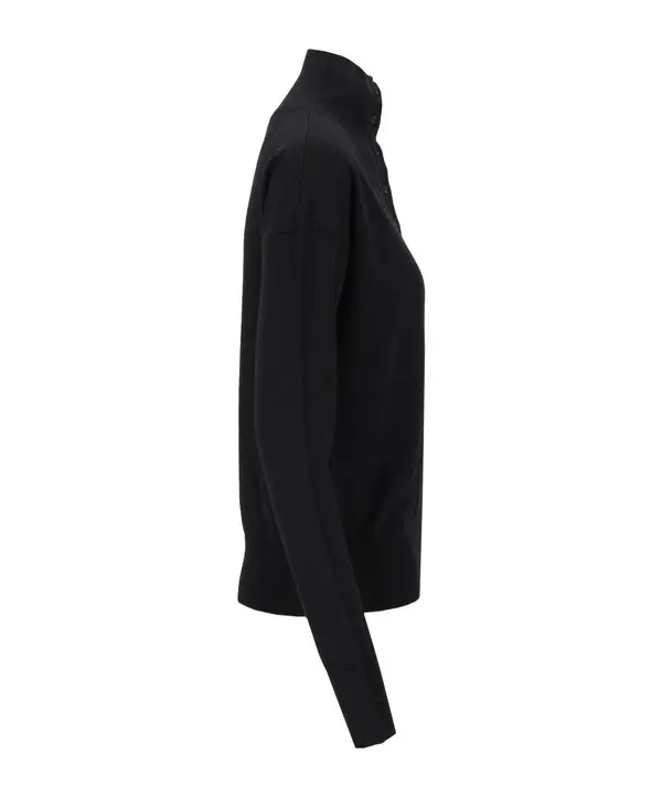 Barena Venezia Stand-up Collar Knitwear With Button Detailing