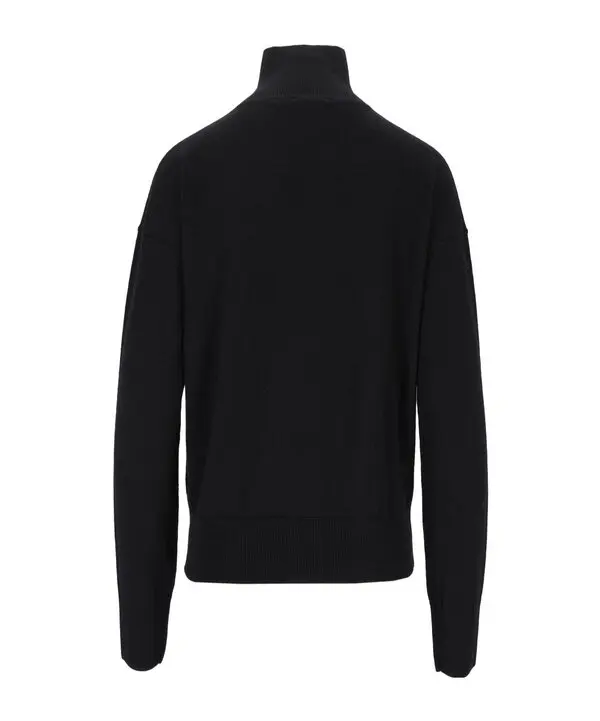 Barena Venezia Stand-up Collar Knitwear With Button Detailing