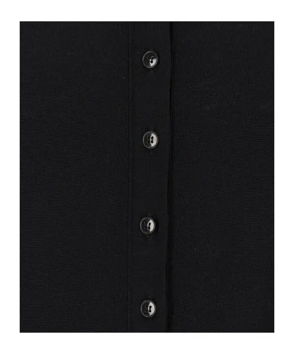 Barena Venezia Stand-up Collar Knitwear With Button Detailing