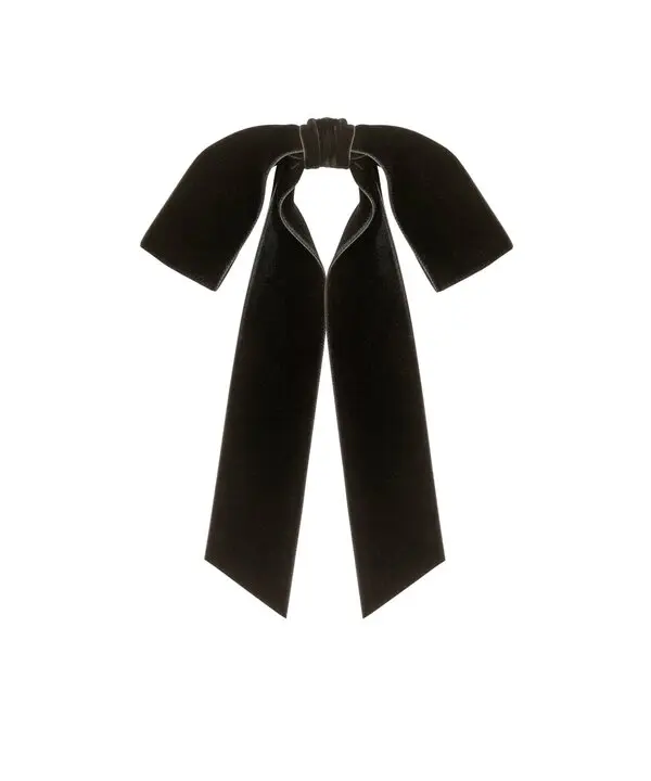 JENNIFER BEHR Adley Velvet Bow Barrette