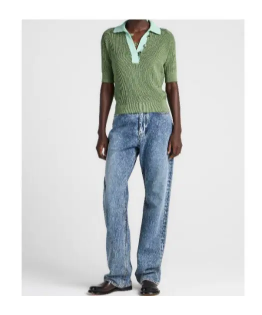 J.W.ANDERSON Knitted Button Polo Top