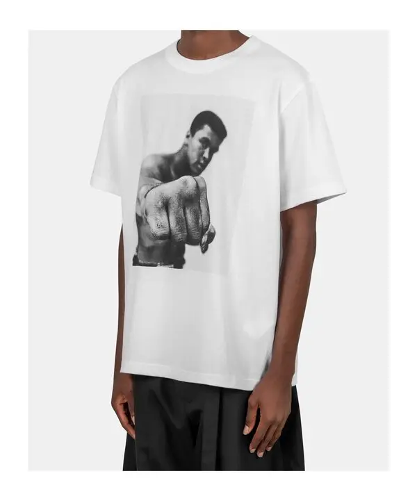 Sacai Graphic-print Short-sleeves T-shirt - White