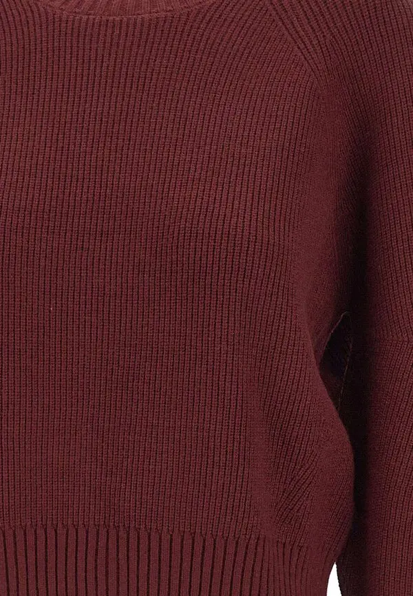 KAOS Balloon-sleeve Knitted Sweater