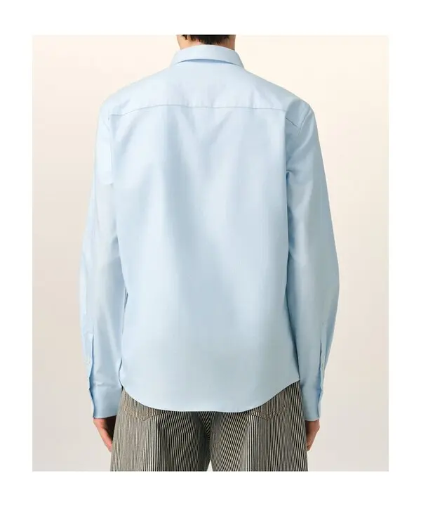 AMI Paris Logo Detailed Long Sleeved Shirt