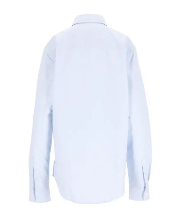 AMI Paris Logo Detailed Long Sleeved Shirt