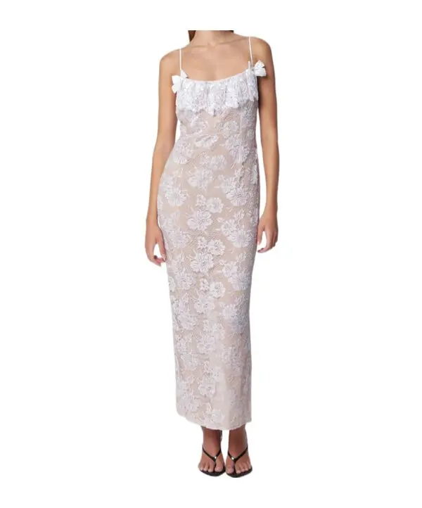 Alessandra Rich Lace Slip Dress