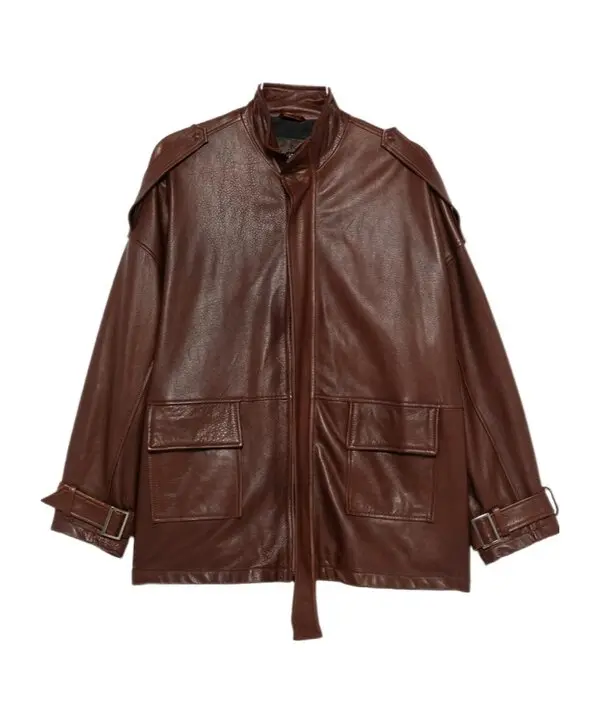 GIORGIO BRATO Long-sleeve Leather Jacket