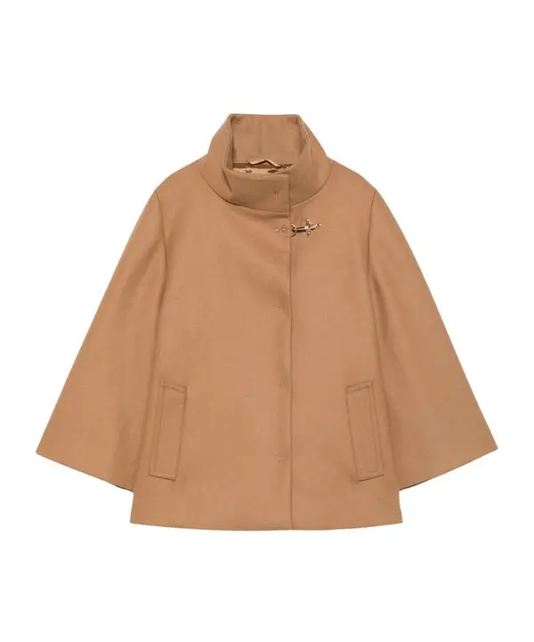 FAY Hook-fastening Funnel Neck Jacket