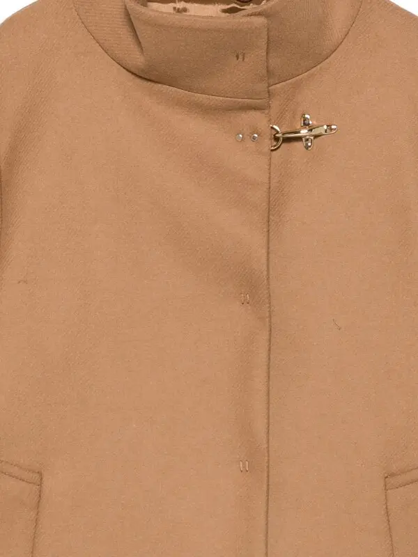FAY Hook-fastening Funnel Neck Jacket