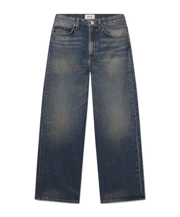AGOLDE Luka Jeans In Washed Dark Indigo Denim