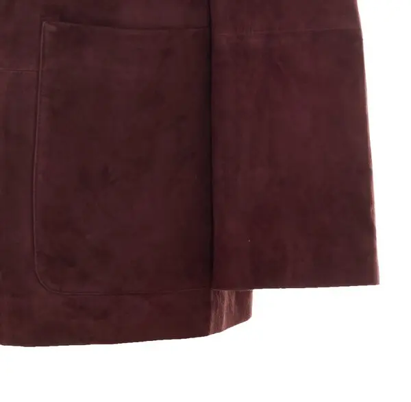 Max Mara Long-sleeve Leather Jacket