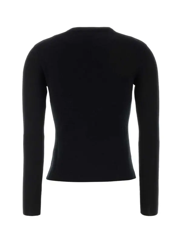 Max Mara Logo Embossed Crewneck Jumper