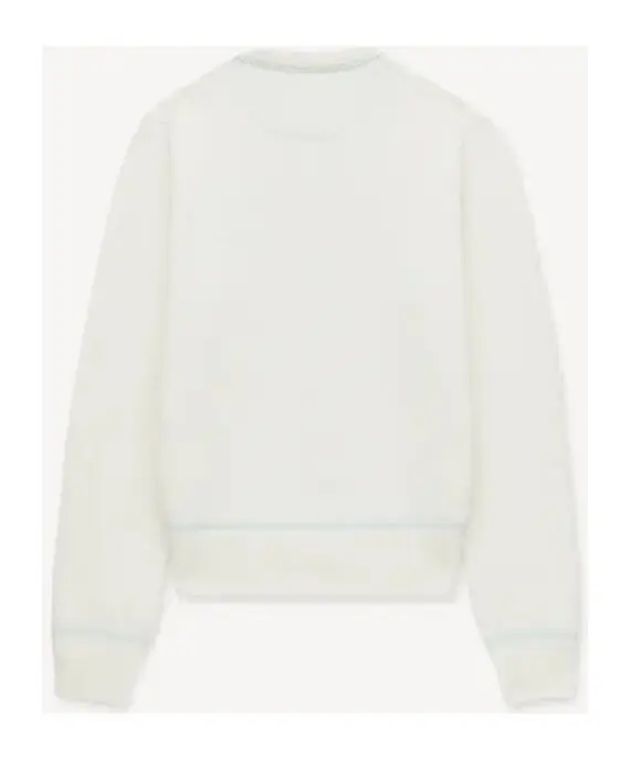 Kenzo Varsity Embroidered Knit Cardigan - Off White