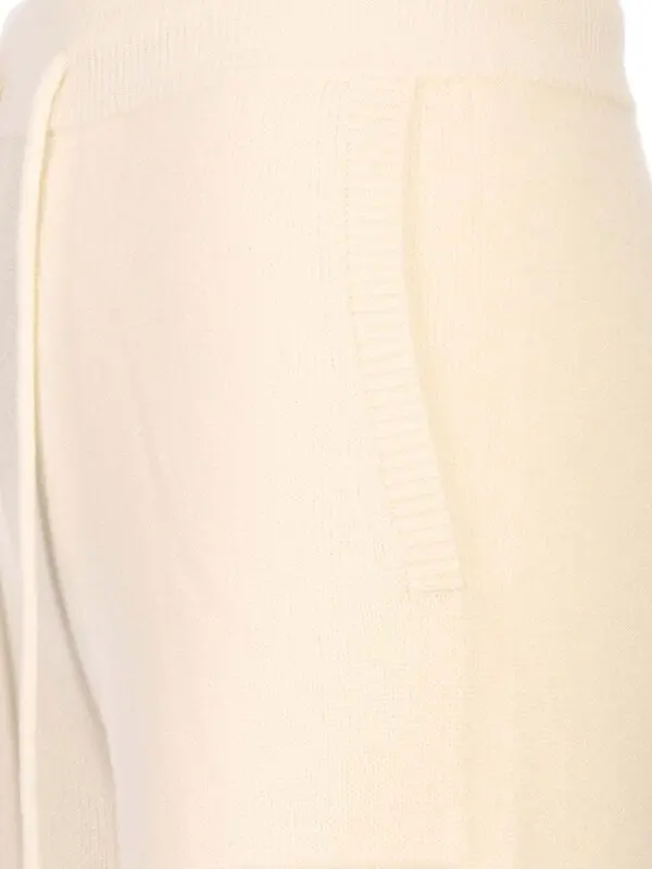 Max Mara Elasticated Waistband Straight Leg Trousers With Drawstring And Side Pockets