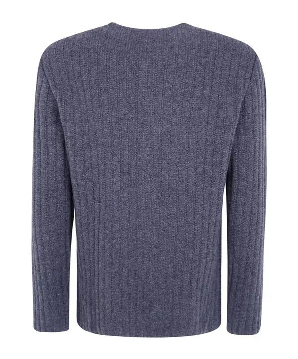 LARDINI Long Sleeve Buttoned Cardigan
