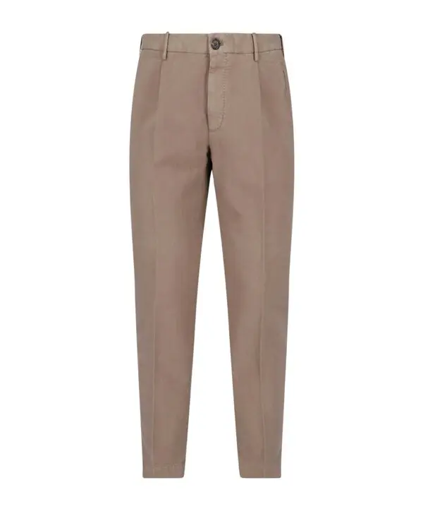 Incotex Slim Chino Pants - Taupe