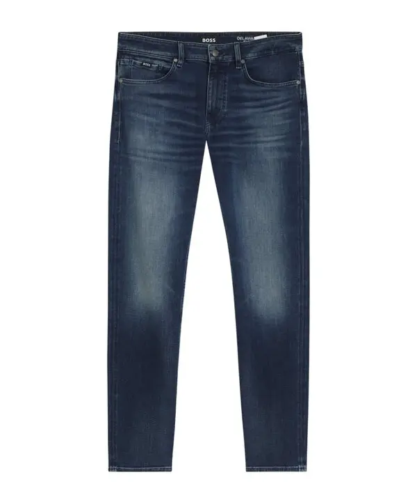 Hugo Boss Delaware Slim-fit Jeans In Stretch Cotton Blend