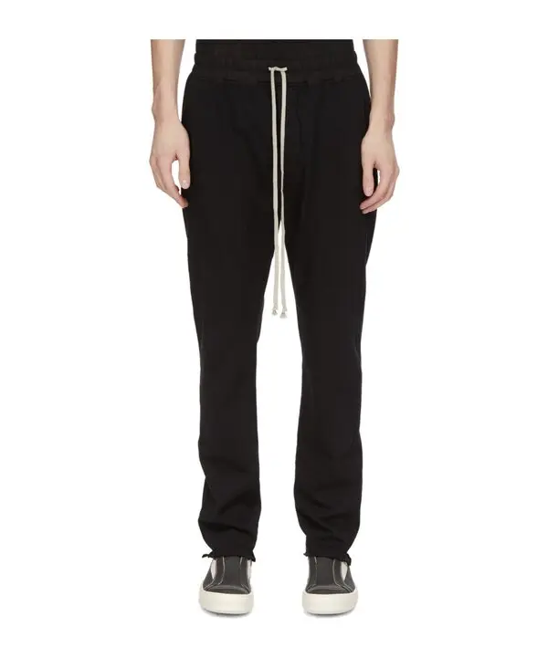 Rick Owens Drawstring Casual Pants - Black