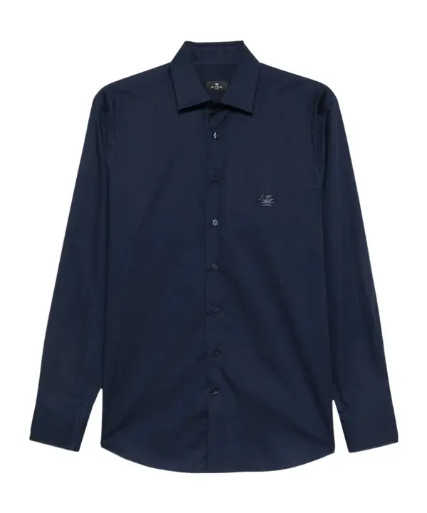 Etro Logo-embroidered Button-down Shirt