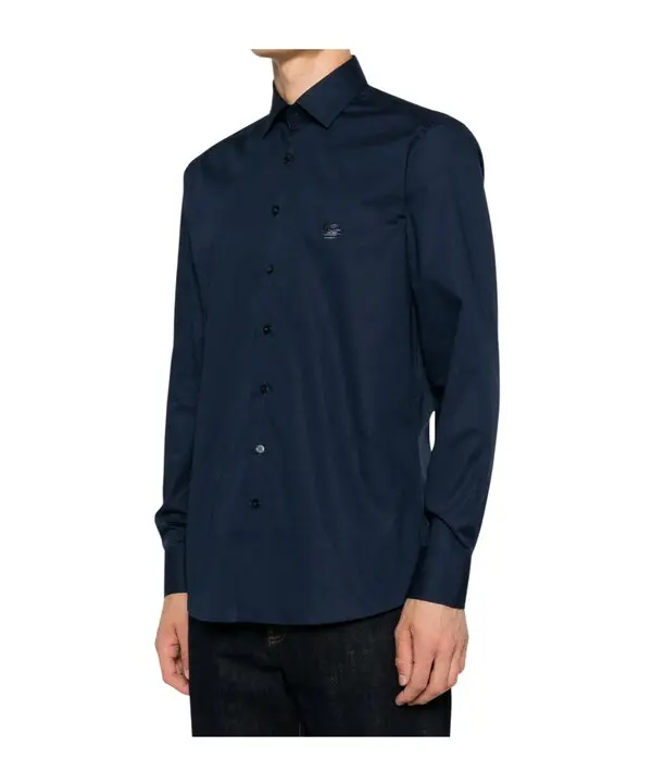 Etro Logo-embroidered Button-down Shirt