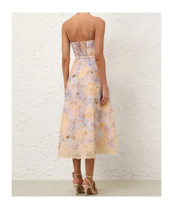 Zimmermann Valiant Tucked Midi Dress