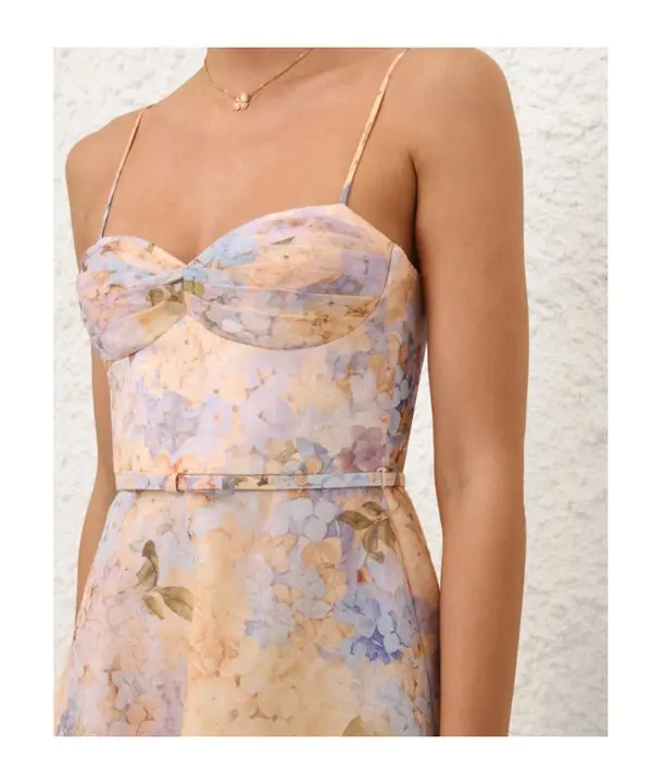 Zimmermann Valiant Tucked Midi Dress